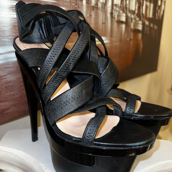 Versace | Shoes | Versace Triple Platform Heels | Poshmark